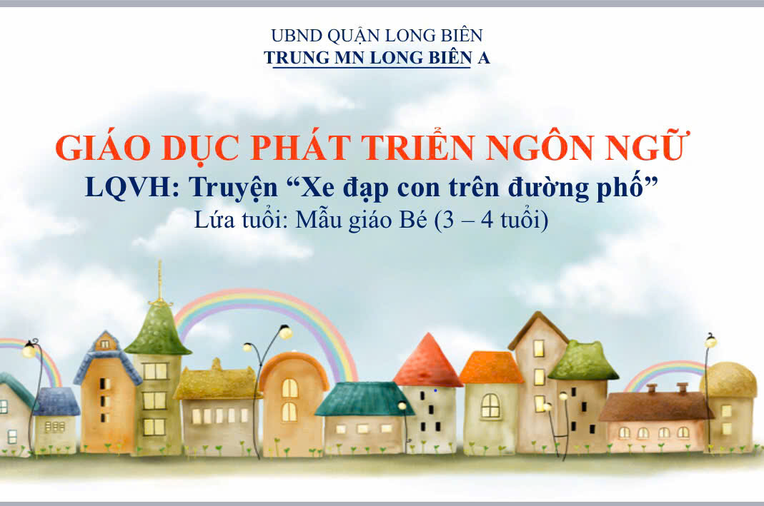 Bài giảng Powerpointe PTNN - Truyện: Xe đạp con trên đường phố | Trường ...